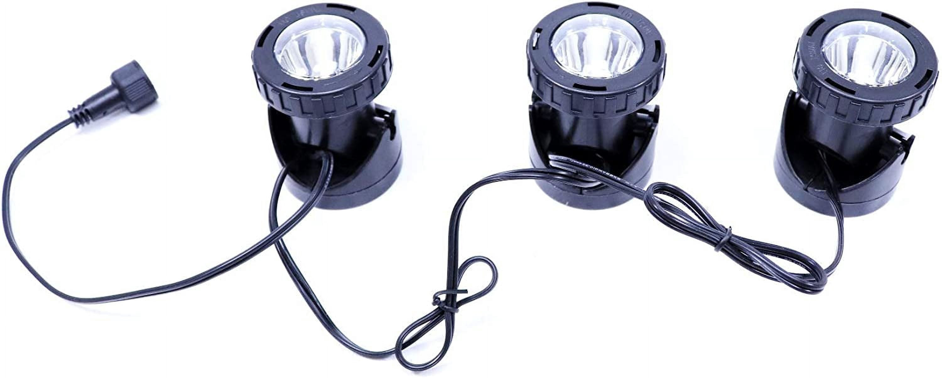 Oase and Pond Floating Fountain Replacement 3-LED White Spotlight Kit ...