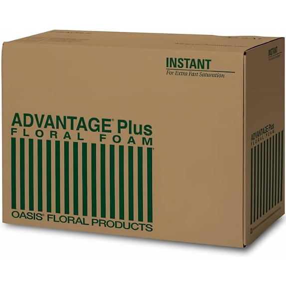Oasis Advantage Plus Floral Foam Blocks, Bulk 48 Pieces - Flower ...