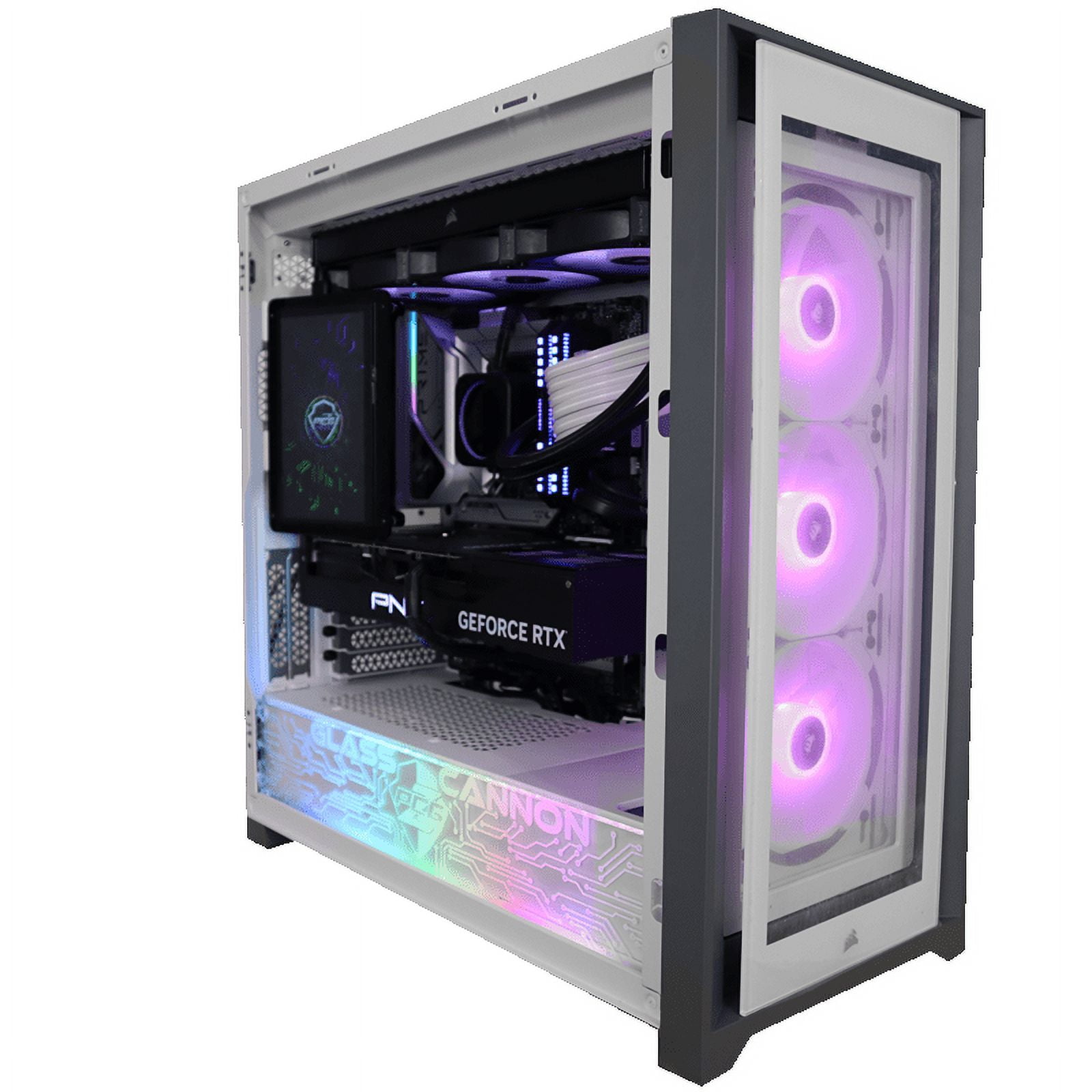 Oasis Blue Glass Cannon Custom Gaming Desktop PC; Nvidia RTX 4090 ...