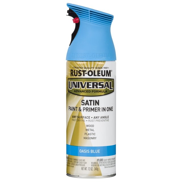 Oasis Blue, Rust-Oleum Universal All Surface Interior/Exterior Satin ...