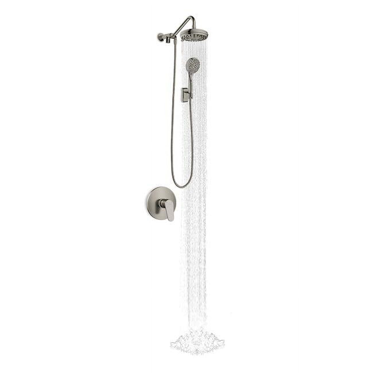 Oasis Brushed-Nickel Shower System - Walmart.com