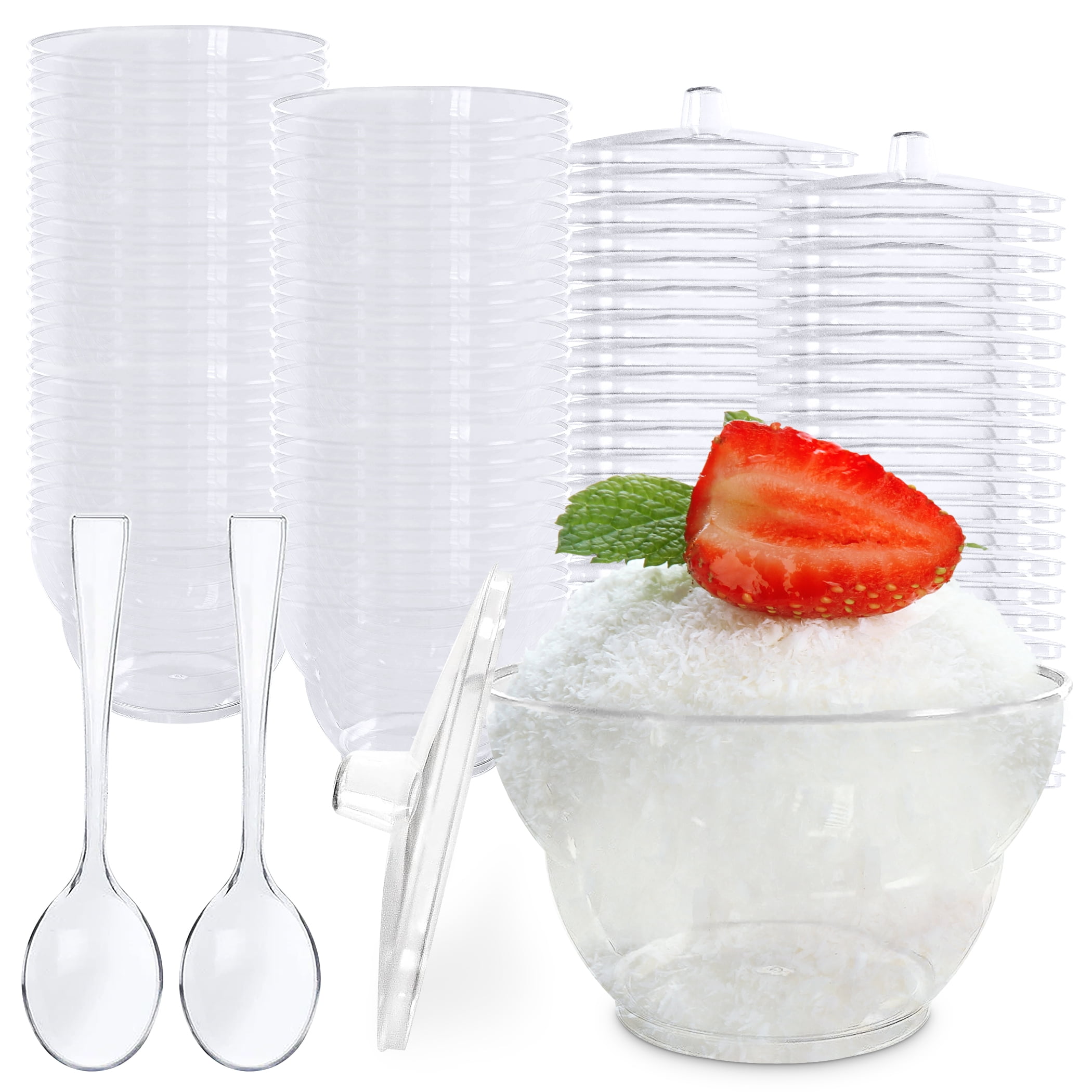 Oasis Creations Round Dessert Cup - 4.8 ounces - 400 Count - Lids ...