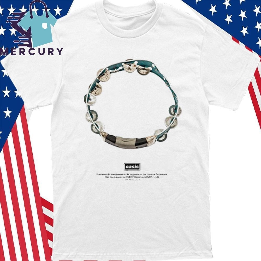 Oasis Definitely Maybe 30th Anniversary Merch Dm Tamborine Shirt ...