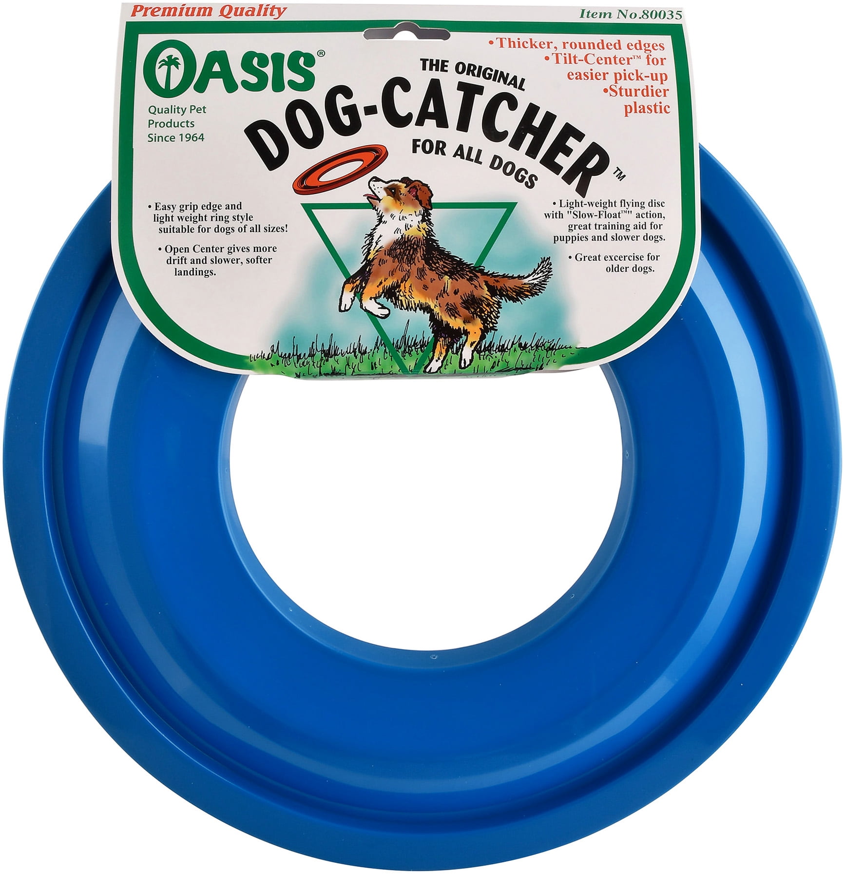 Oasis Dog-Catcher Flying Disk Dog Toy, Assorted, 1 Each/12 in - Walmart.com