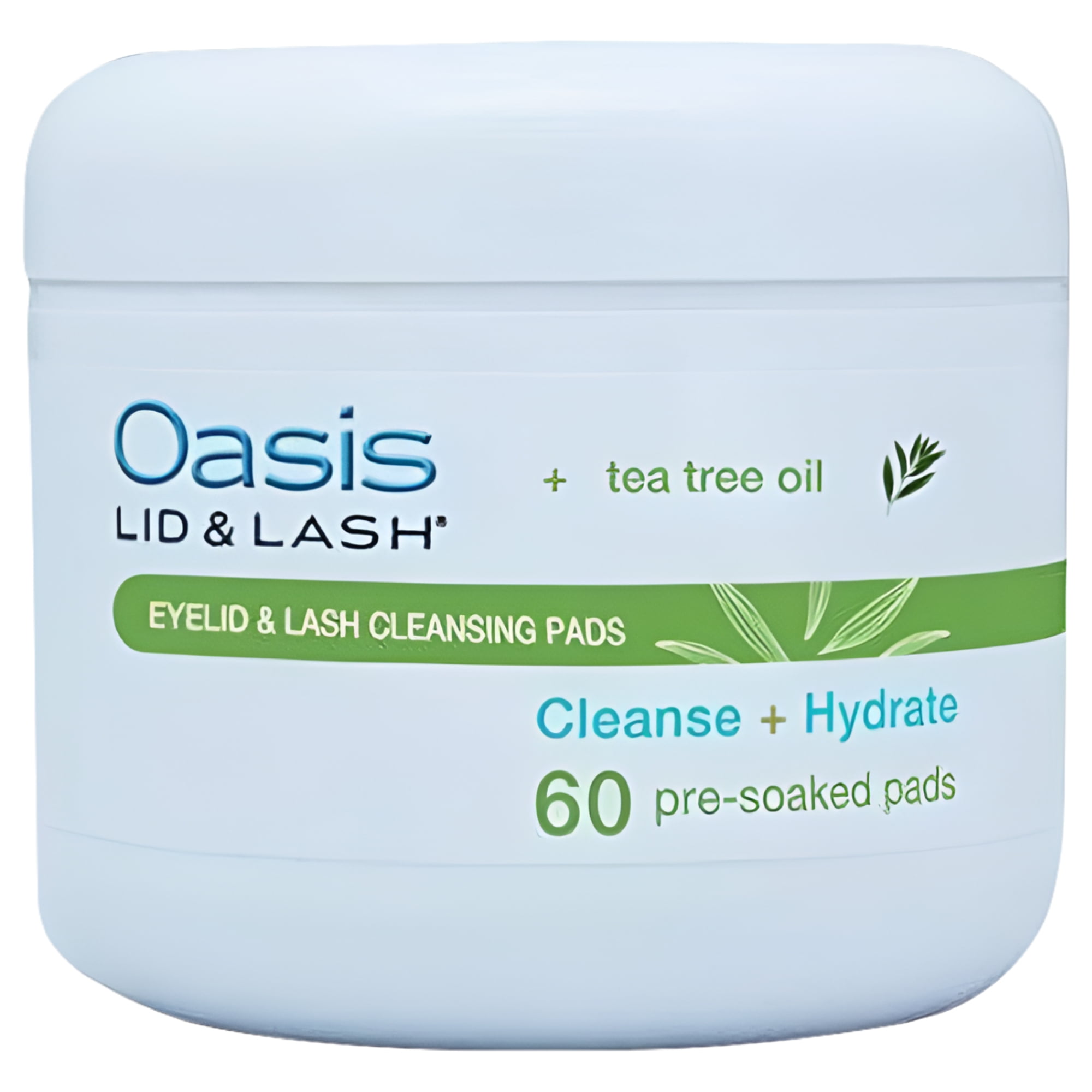 Oasis LID & LASH + Tea Tree Oil Eyelid & Lash Cleanser Pads (60ct ...