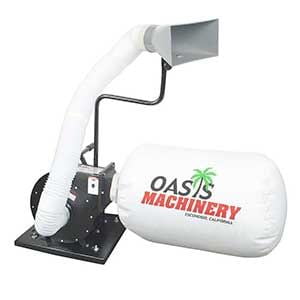 Oasis Machinery DC1000 1HP Mobile Tabletop Dust Collector (Replacement ...