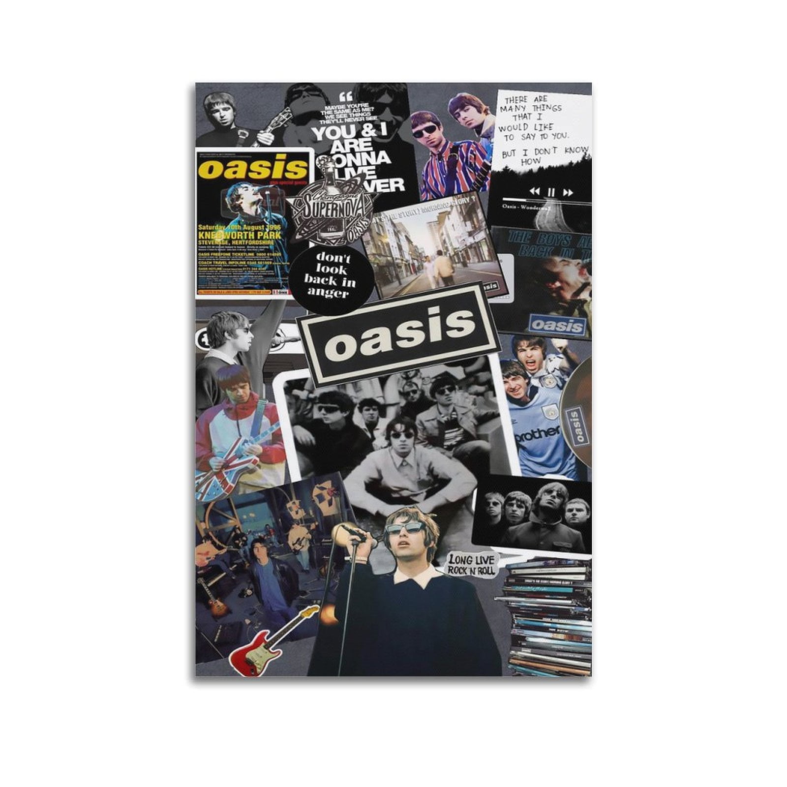 Oasis Poster Painting Vintage Poster Picture Print Wall Art Poster ...