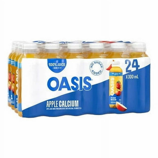 Oasis Apple Juice 24x300ml | Fruit pulp for Healthcare - Walmart ...
