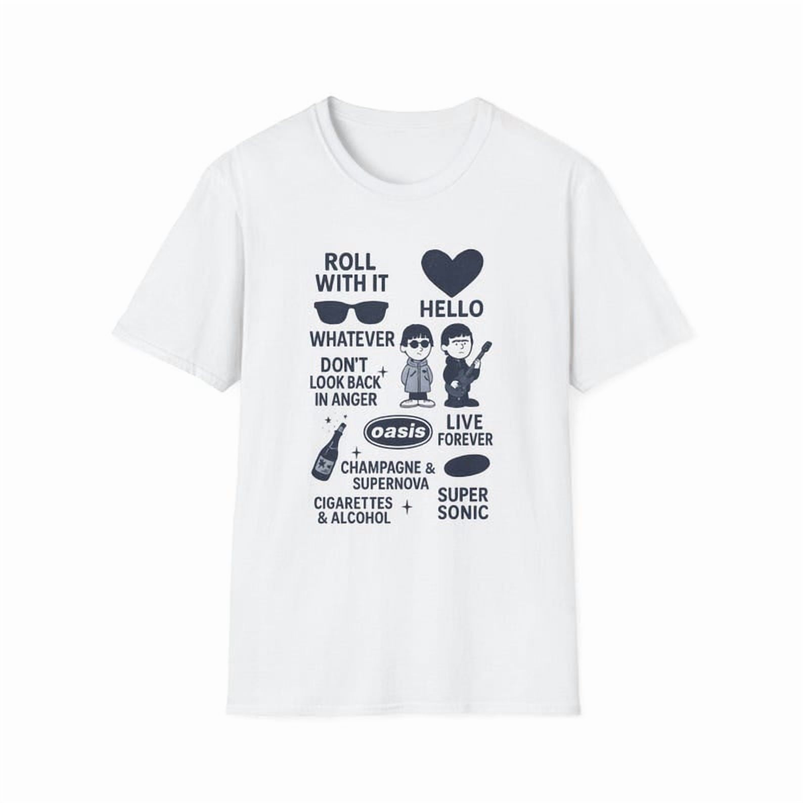Oasis Reunion Tour 2025 Oasis 2025 Tour Shirt, Oasis Tee, Beautiful ...