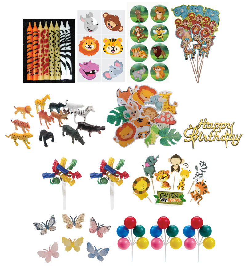 Oasis Supply, Cupcake Toppers for Circus and Carnival Themed Parties ...