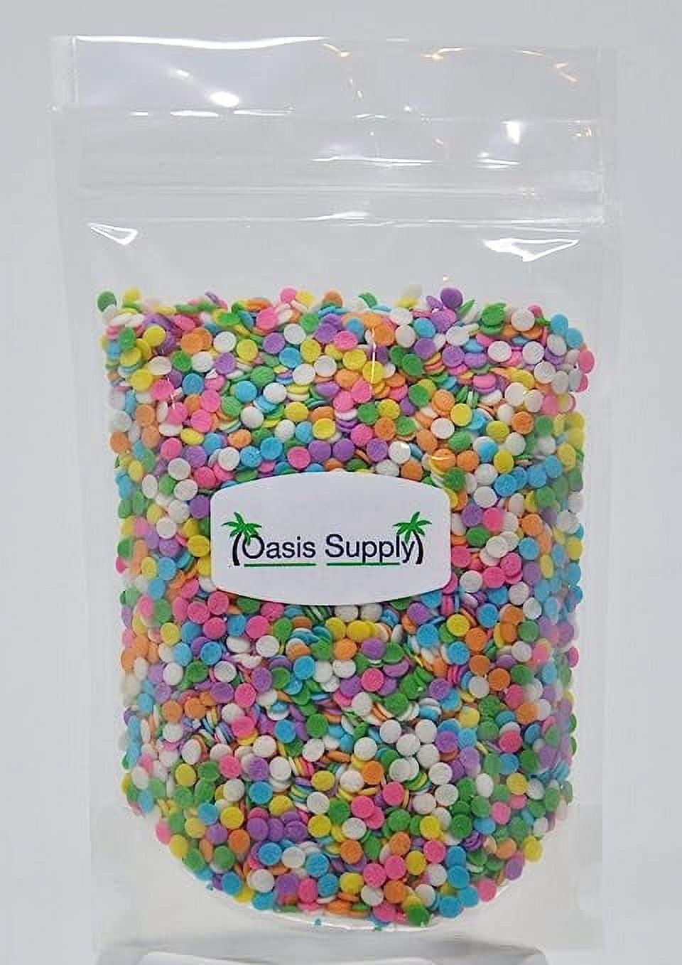Oasis Supply Edible Confetti Sprinkles Cake Cookie Cupcake Quins Pastel ...