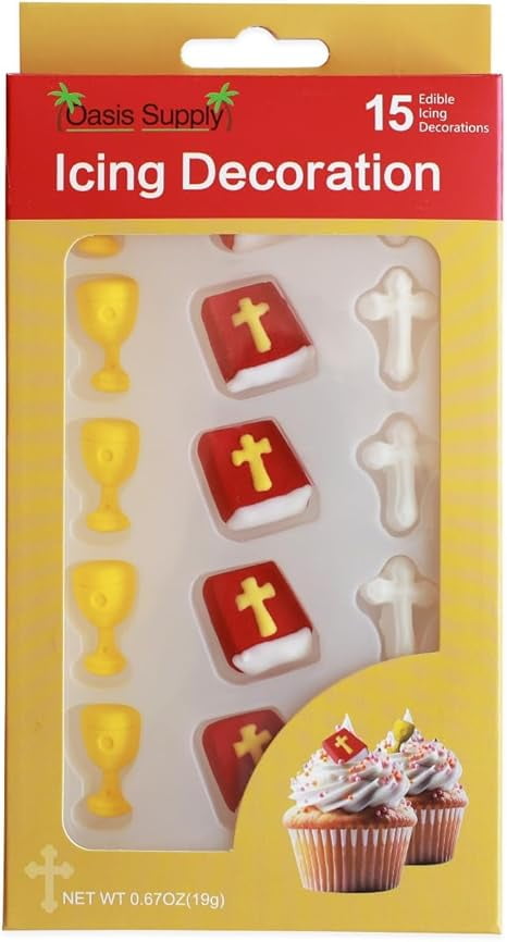 Oasis Supply - Religious, Christian - Cake or Cupcake Topper - 15 Count ...
