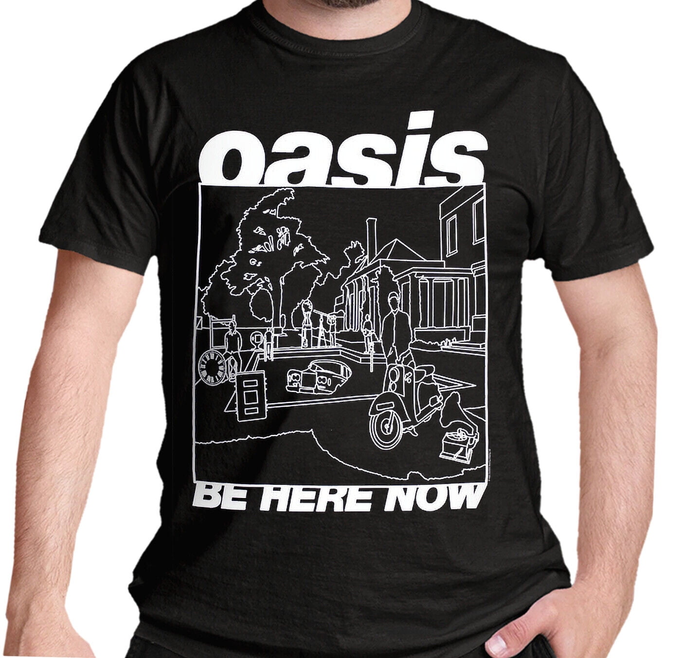 Oasis T Shirt Be Here Now Official Line Drawing Reunion Tour 2025 New ...