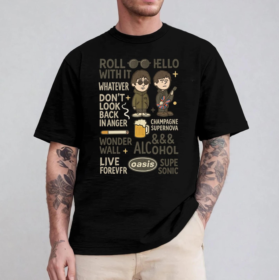 Oasis UNISEX Reunion Tour 2025 Oasis 2025 Tour Shirt, Oasis Tee ...