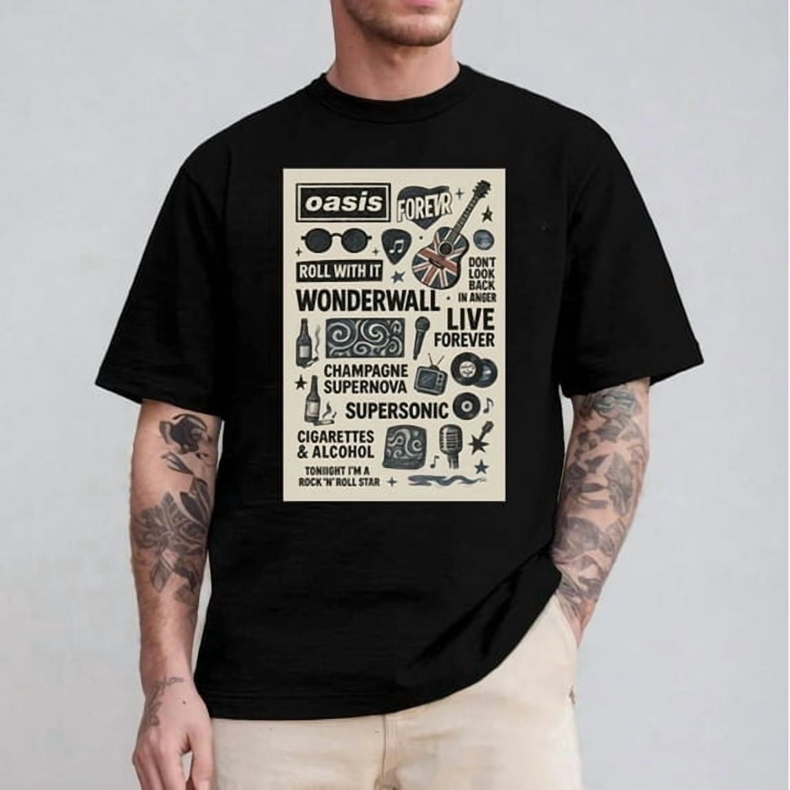 Oasis UNISEX Shirt, Viral Oasis Concert 2025 Oasis 2025 Tour Shirt ...