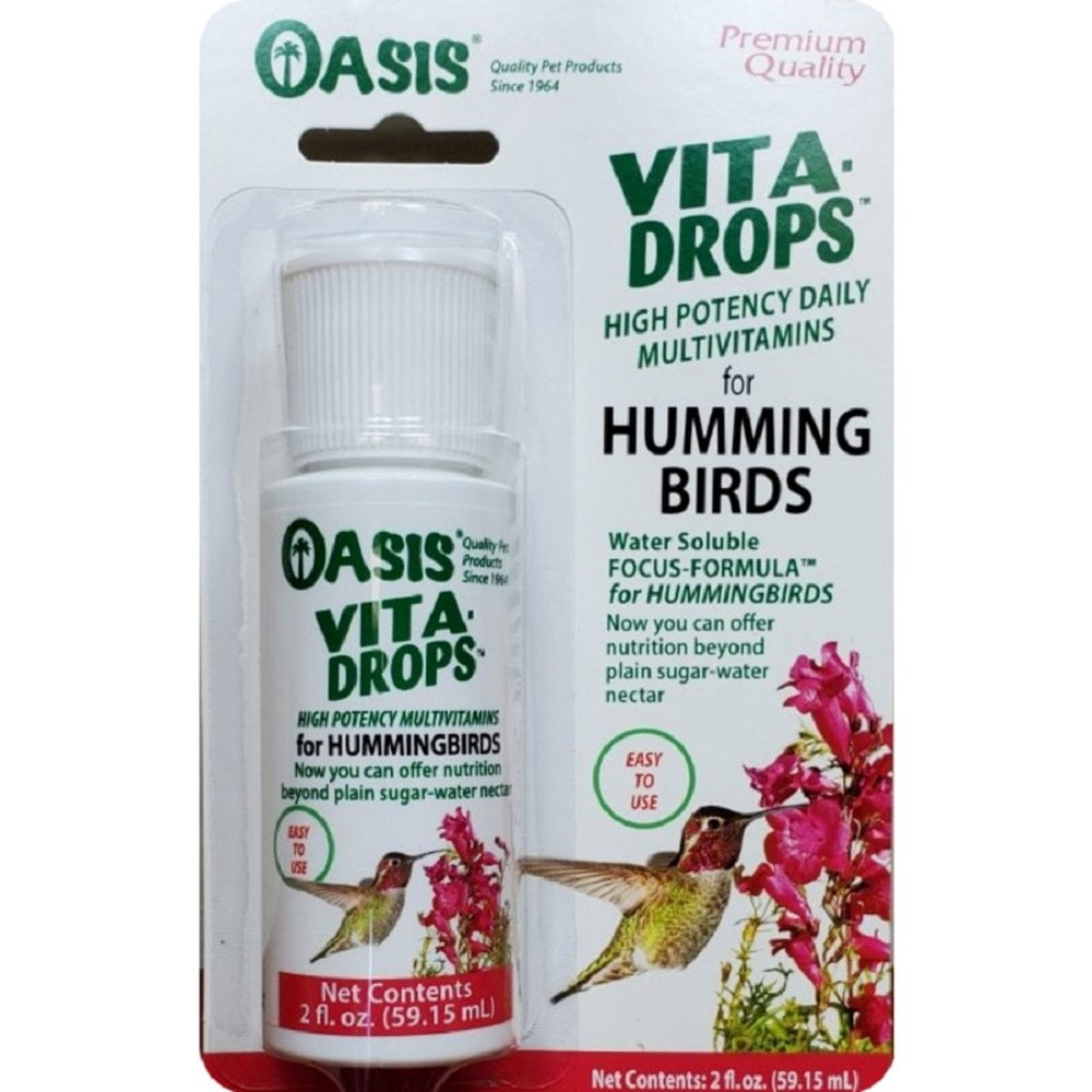 Oasis Vita Drops Multivitamin Supplement for Hummingbirds, 2 oz ...