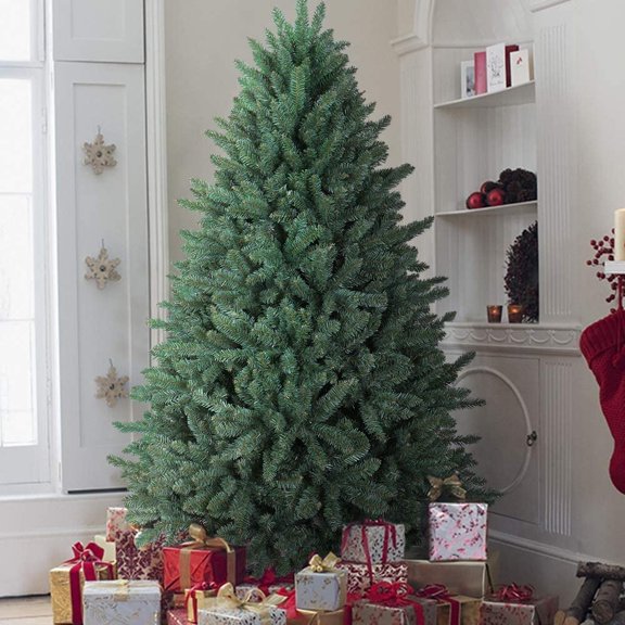 Free Shipping! HOMCOM Easy Assemble Artificial Christmas Tree with ...