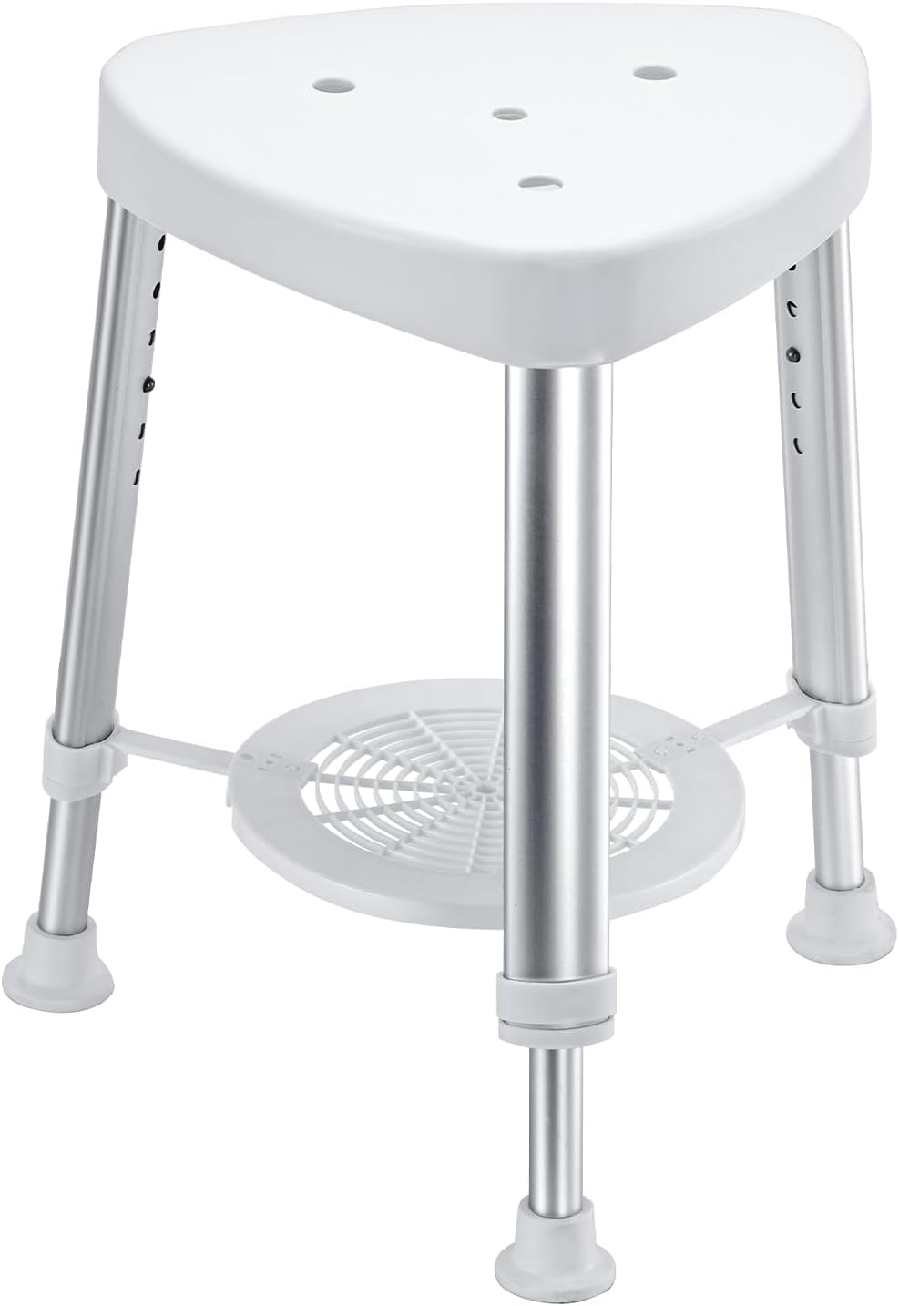 OasisSpace Adjustable Corner Shower Chair, Small Safety Bath Seat ...