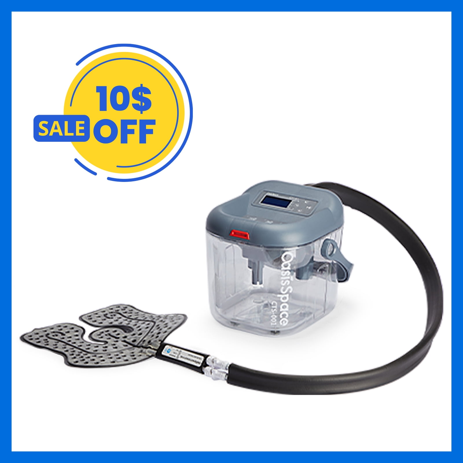 OasisSpace Cold Ice Therapy Machine & 2 Flexible Pads and Timer ...