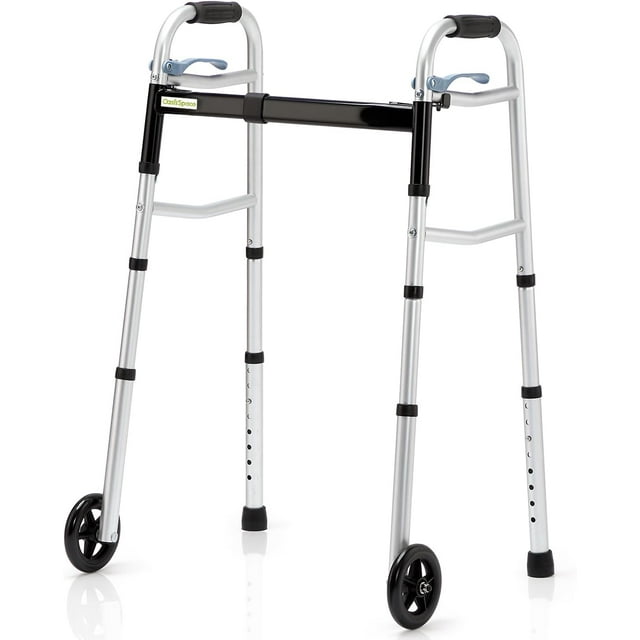 OasisSpace Compact Folding Walkers, Lightweight Narrow Walker for Small ...