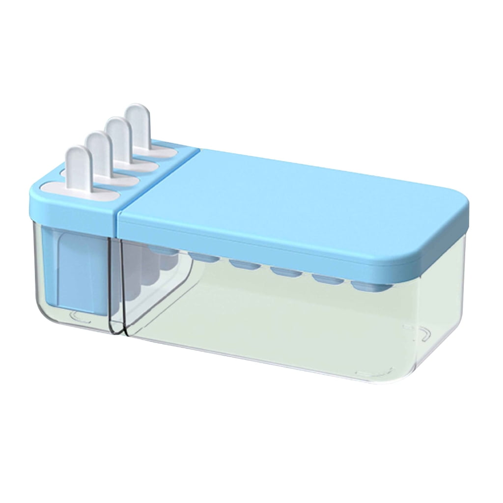 Oasiva 2in1 Ice Cube Maker Ice Cream Molds with Storage Container Box ...