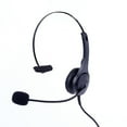 Oasiva Corded Call Center Noise Cancelling RJ9 Headset Headphone with ...