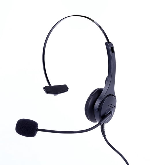 Oasiva Corded Call Center Noise Cancelling RJ9 Headset Headphone with ...