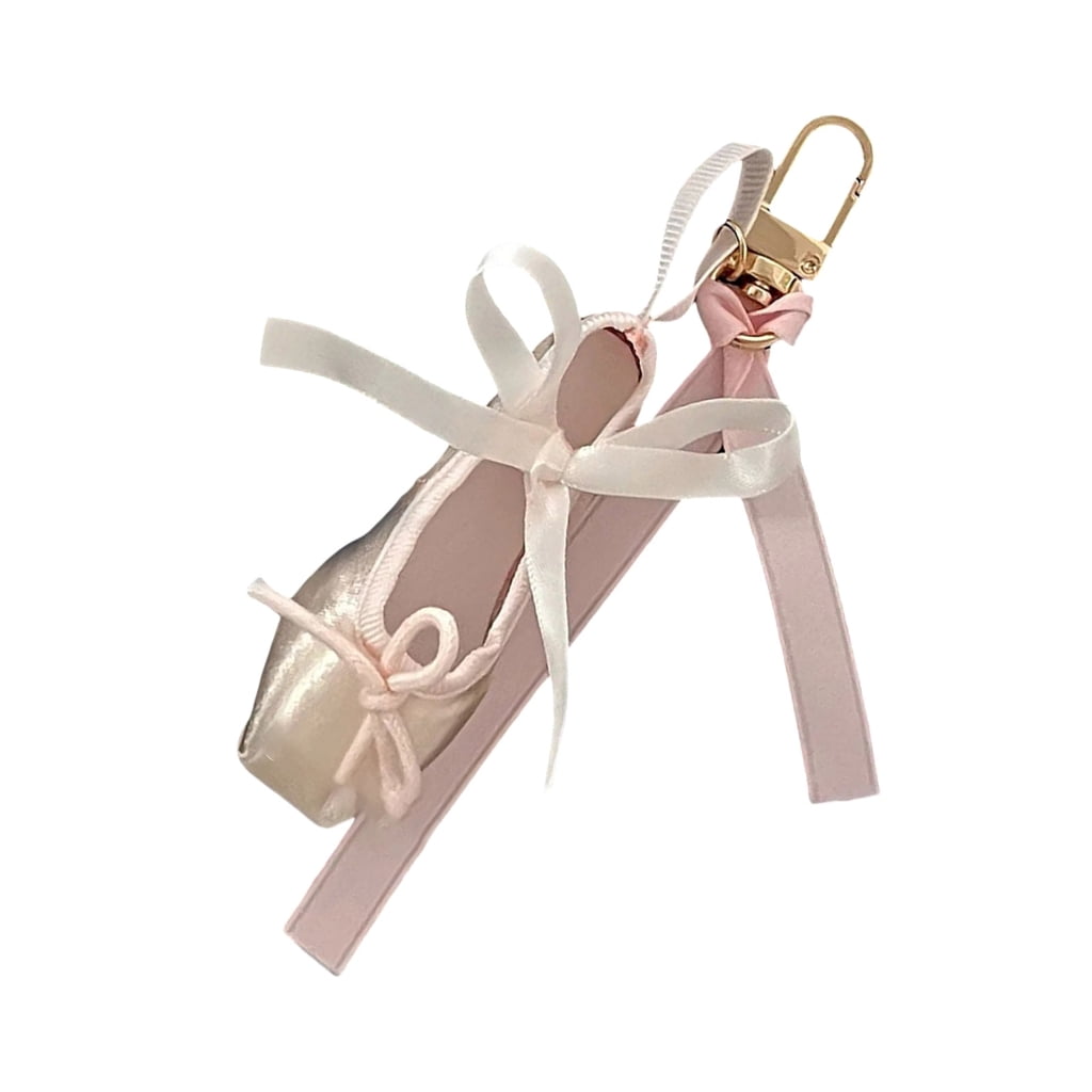 Oasiva Dance Shoe Ribbon Keychain Ballet Shoe Bag Charm Ballet Shoe Key ...