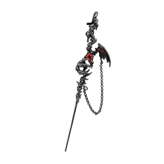 Oasiva Elegant Alloy Snake Ear Studs Featuring New Chinese Designs for ...