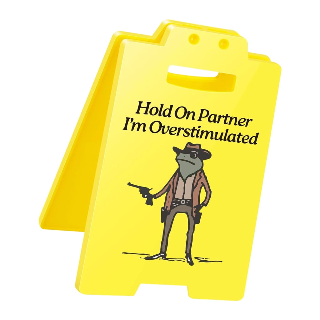 Oasiva Funny Office Signs Gag Gift Humorous Hold on Partner I'm ...