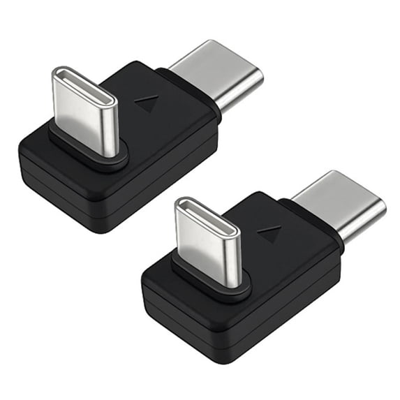 Oasiva L Shaped Double Type C Adapter Type C to Type C OTG Connectors ...