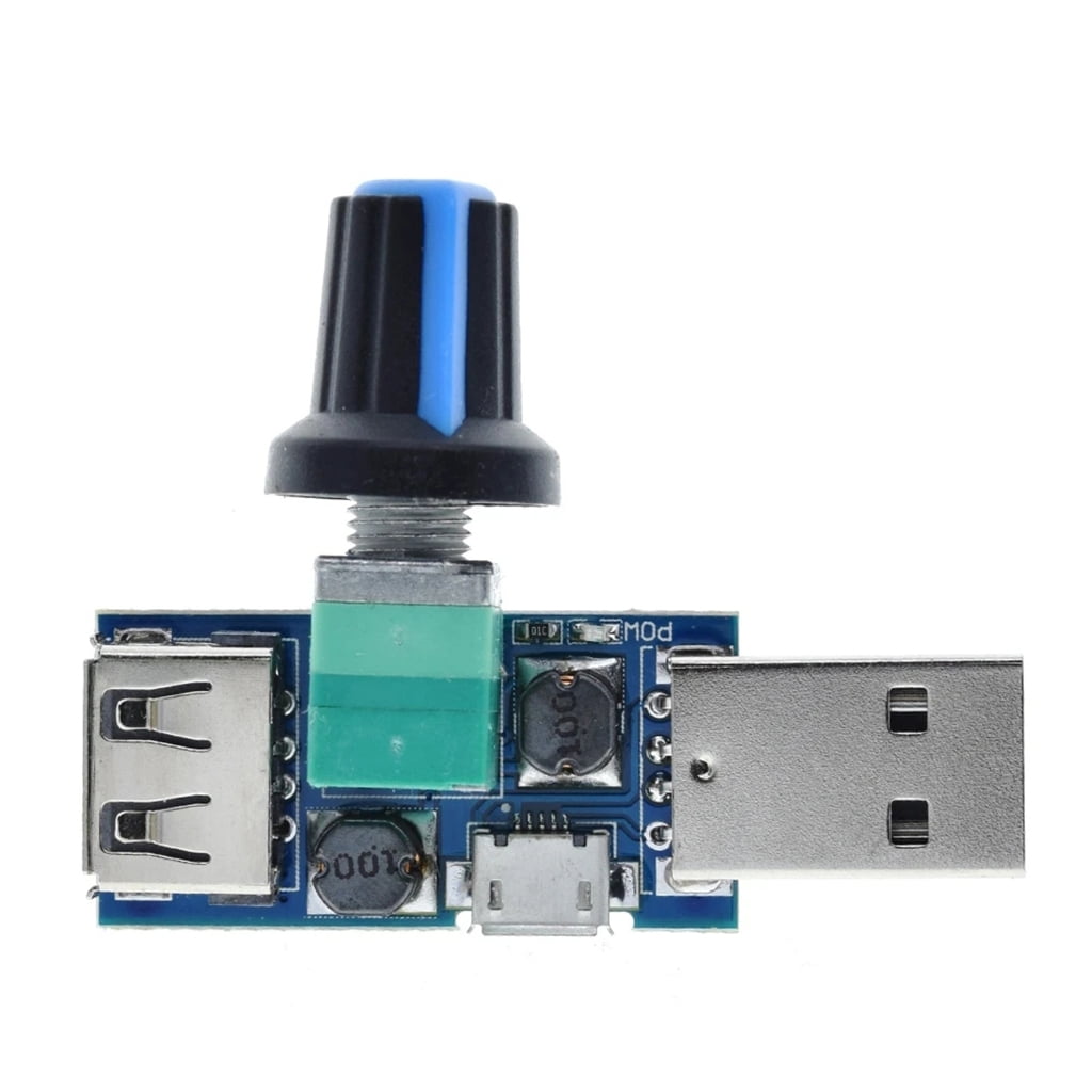 Oasiva Multi-Gear Controller Governor DC4-12V USB Fan Speed Regulator ...