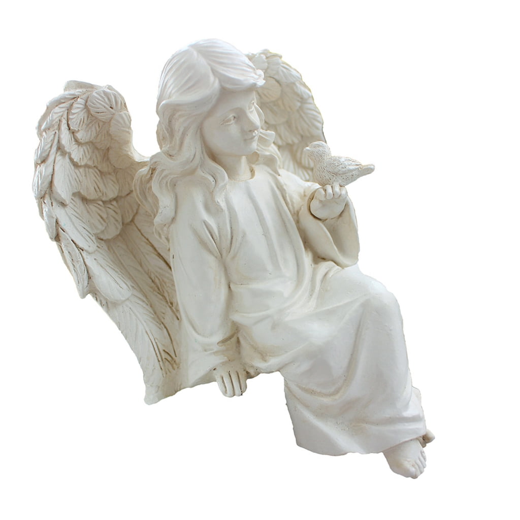 Oasiva Resins Angela Figurinee European Fairys Angela Shelf Sculpture ...
