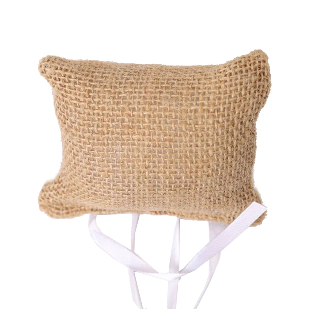 Oasiva Rings Cushion Vintage Rustics Lace Pearl Rings Bearer Cushion ...