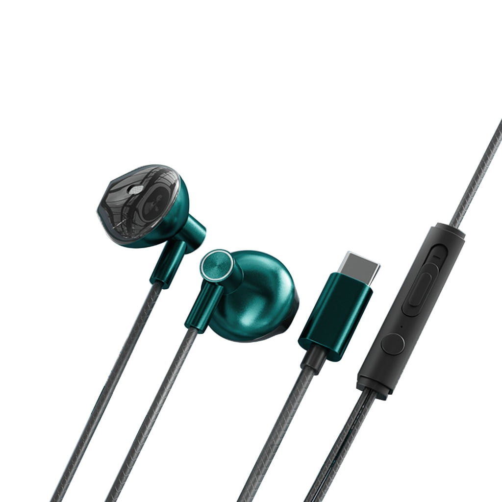 Oasiva Type-C 3.5mm Stereo Music Earbud Handfree Headset Earphone with ...