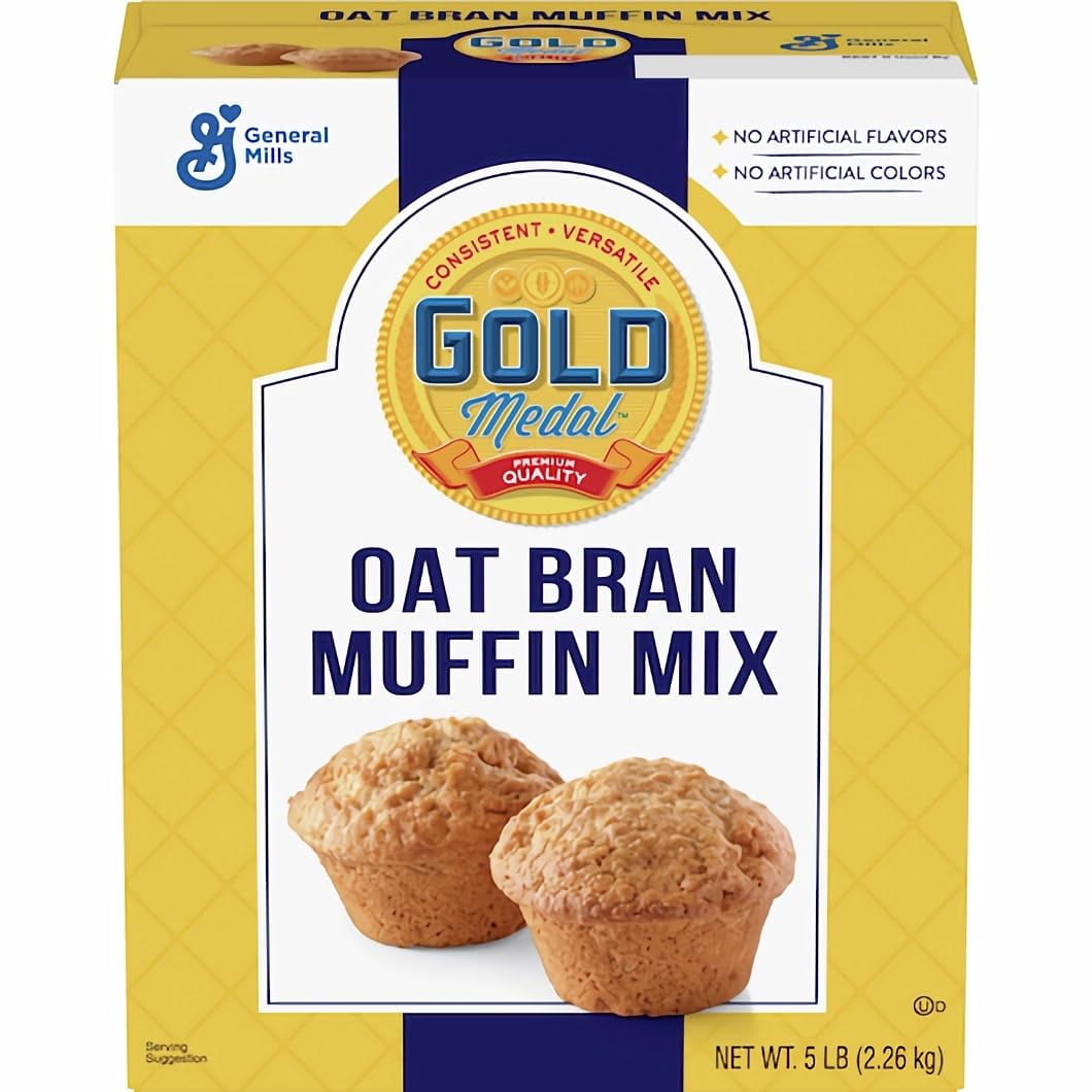 Oat Bran Muffin Mix by Gold Medal | 5 Pound Box - Walmart.com