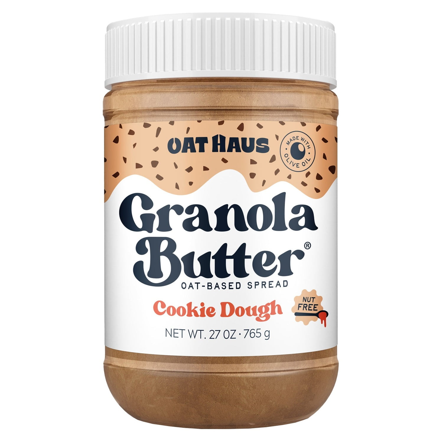 Oat Haus Granola Butter Oat-Based Spread, Cookie Dough (27 Ounce ...