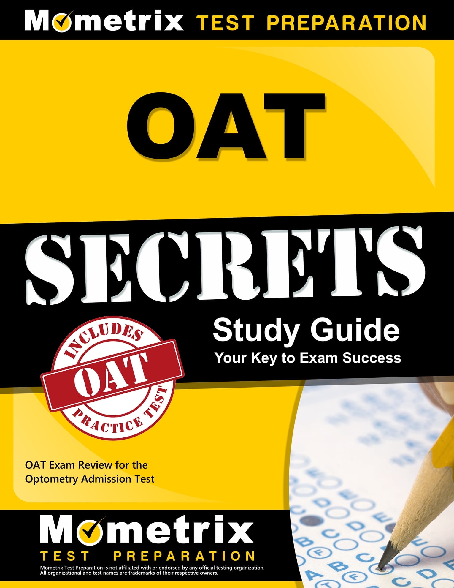 Oat Secrets Study Guide : Oat Exam Review for the Optometry Admission ...