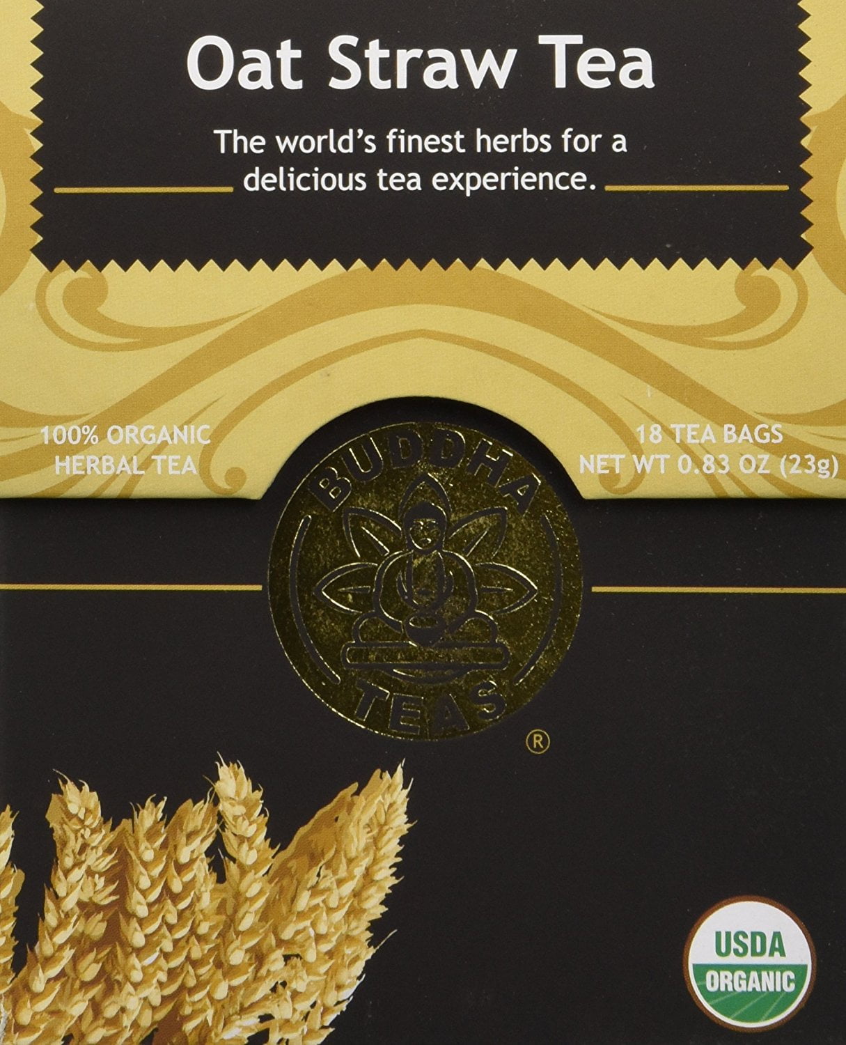 Oat Straw Tea by Buddha Teas - 18 Tea Bags - Walmart.com