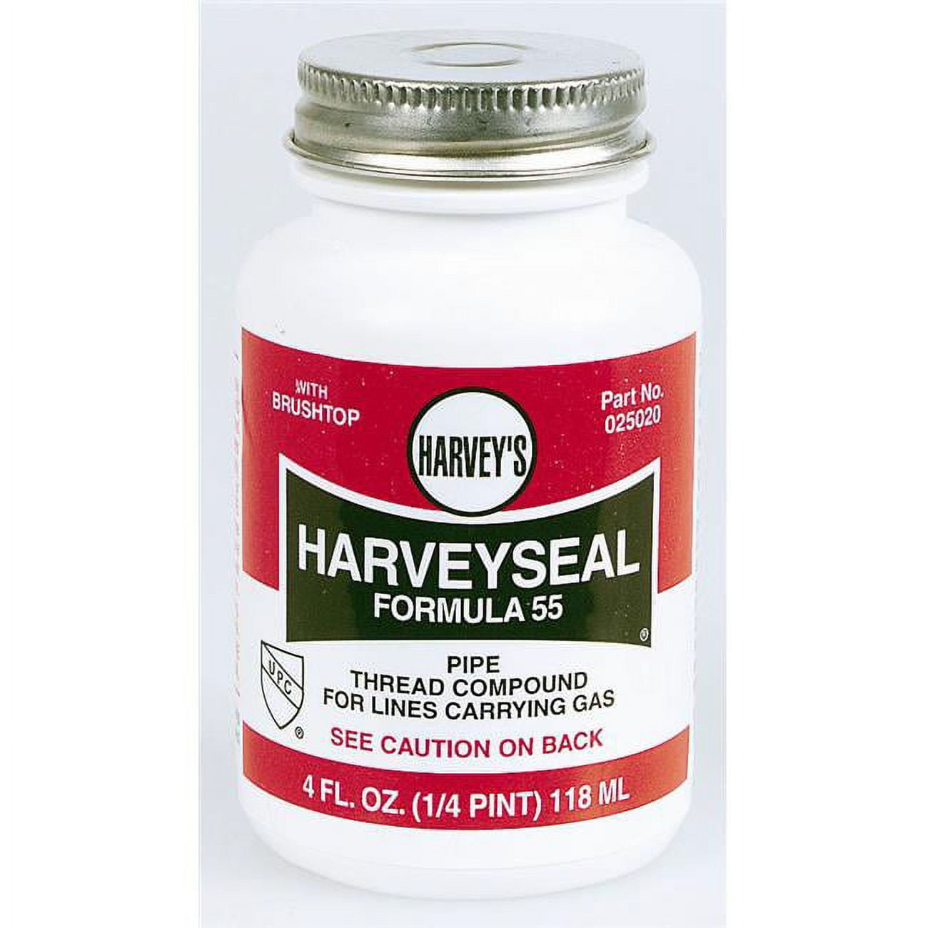 Oatey 025020 Multi-Purpose Pipe Thread Compound, 4 oz, Brushtop Plastic ...