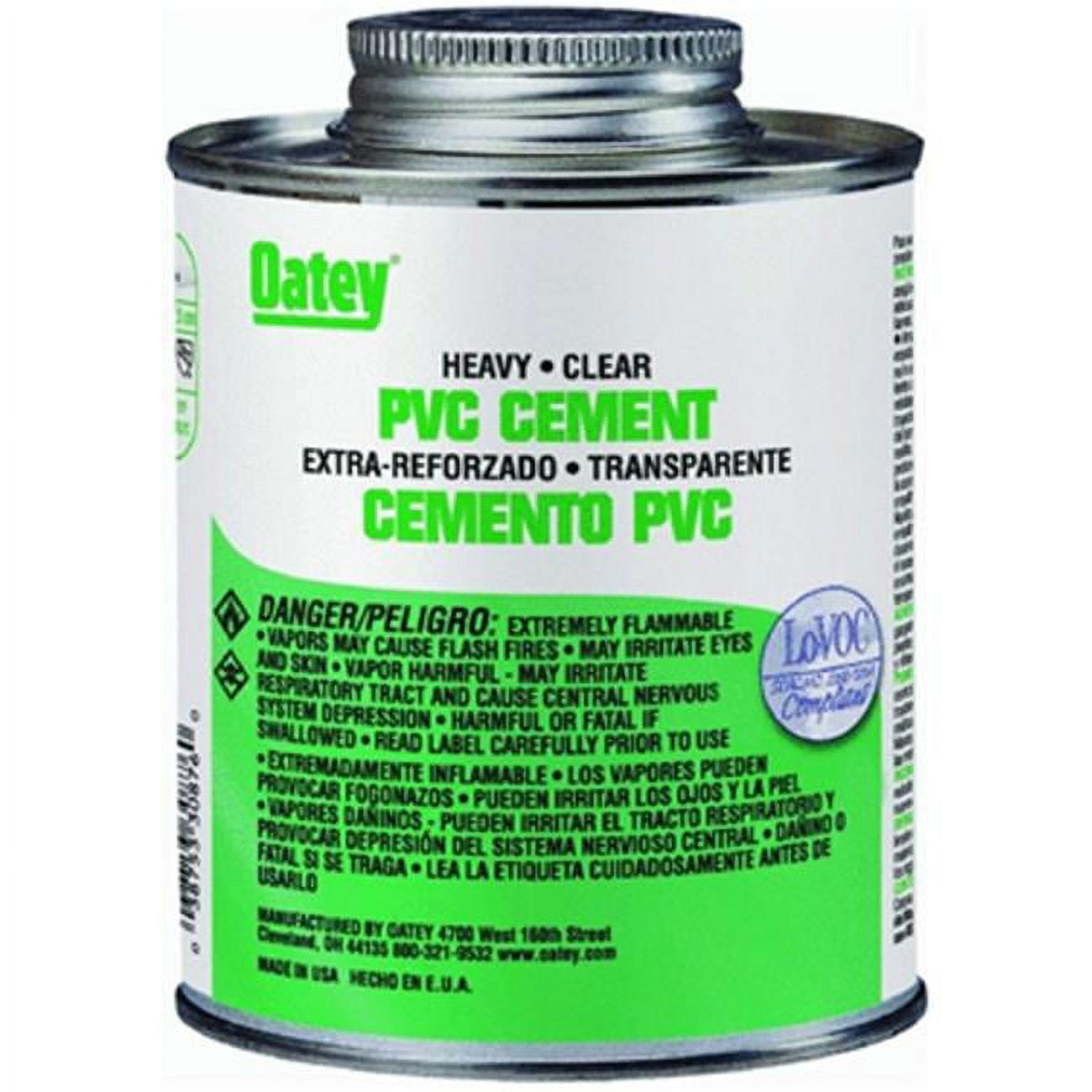 Oatey 1 qt. Heavy Duty PVC Cement Sealant - Walmart.com