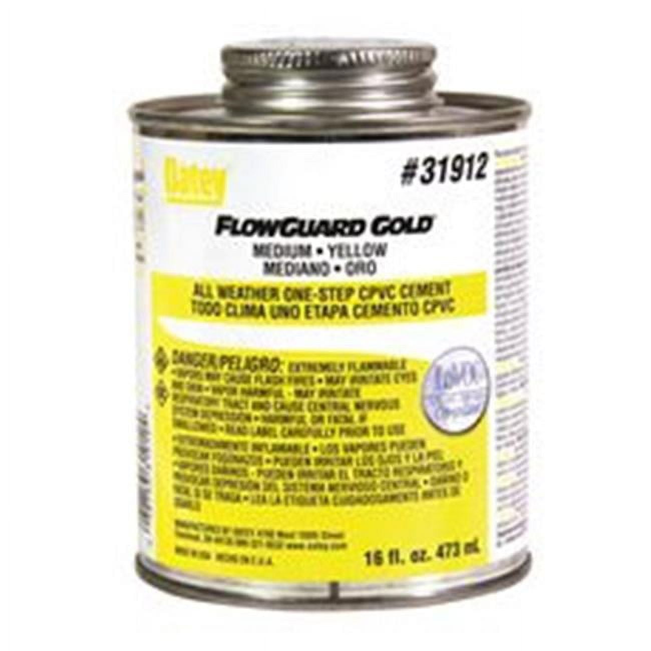 Oatey 16 oz CPVC 1-Step Flowguard, Yellow & Gold - Walmart.com