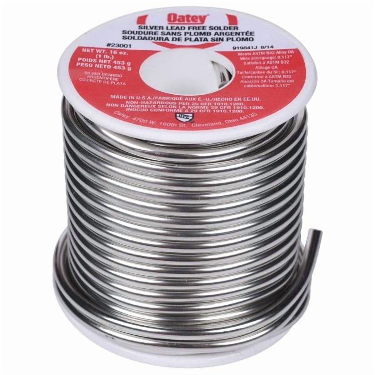 Oatey 23001 Silver Lead Free Solder 16 oz - Walmart Business Supplies