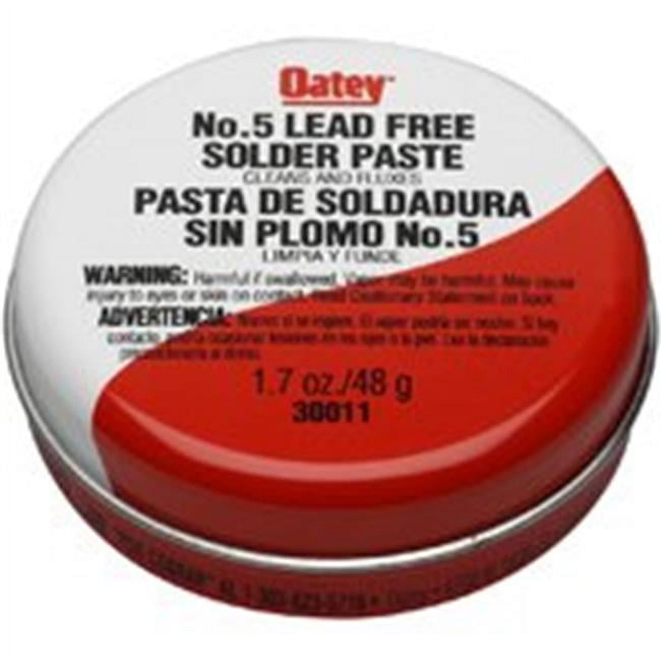 Oatey 30011 No. 5 Paste Flux Soldering Paste 1.7-oz Yellow - Walmart.com