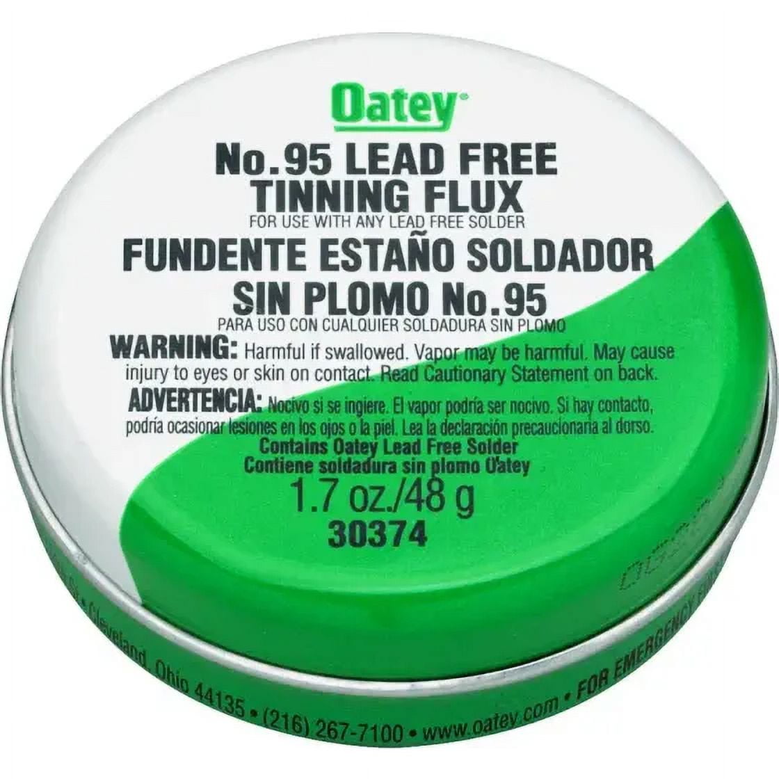 Oatey 30374 1.7 Ounce Lead Free Tinning Flux, Each - Walmart.com