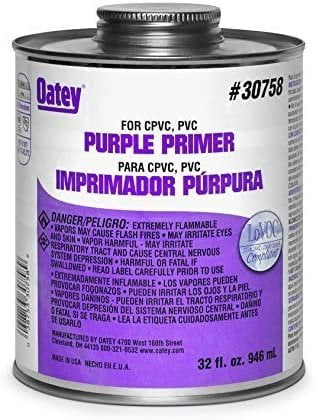 Oatey Purple Primer - Pvc Purple Primer - 4 Oz - Walmart.com