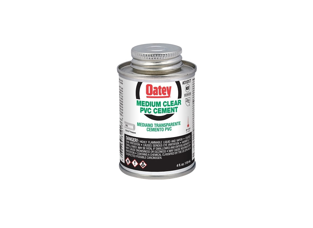 Oatey 31017 Cement, 4 oz, Liquid, Clear - Walmart.com