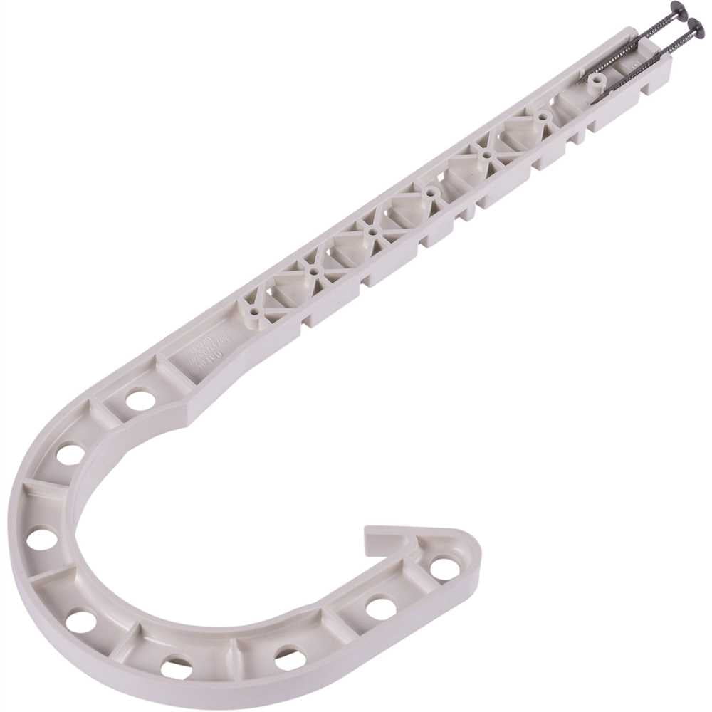 Oatey 33511 4 in. DWV J-Hook Pipe Hanger White - Walmart.com