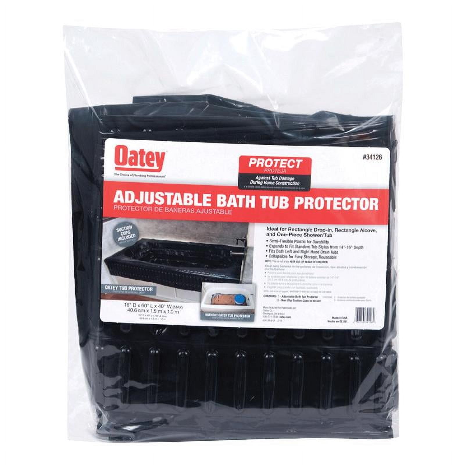 ADJ BATHTB PROTECTOR 16" (Pack of 1) - Walmart.com