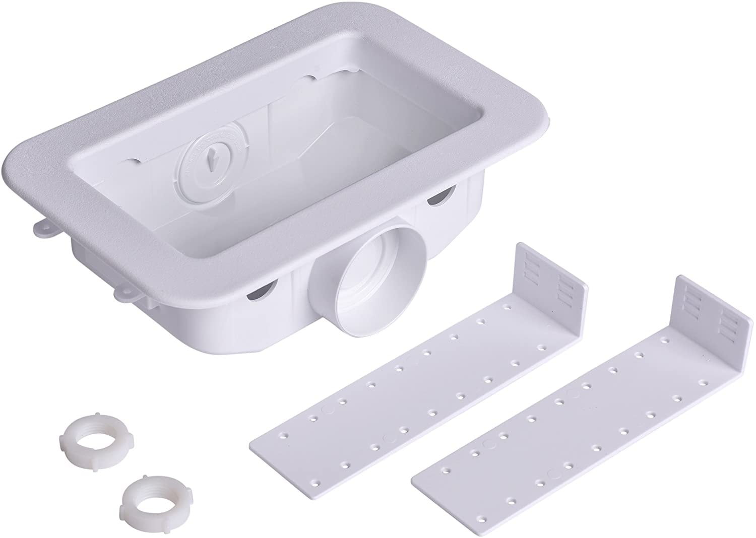 Oatey 38120 Centro II Plain Valve Washing Machine Outlet Box, 3/4 In ...